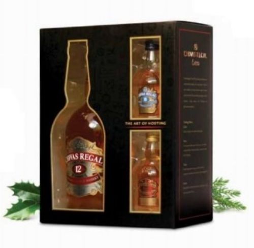 Cloud9Liquor. Chivas Regal - Gift Set With 2 50ml Shots
